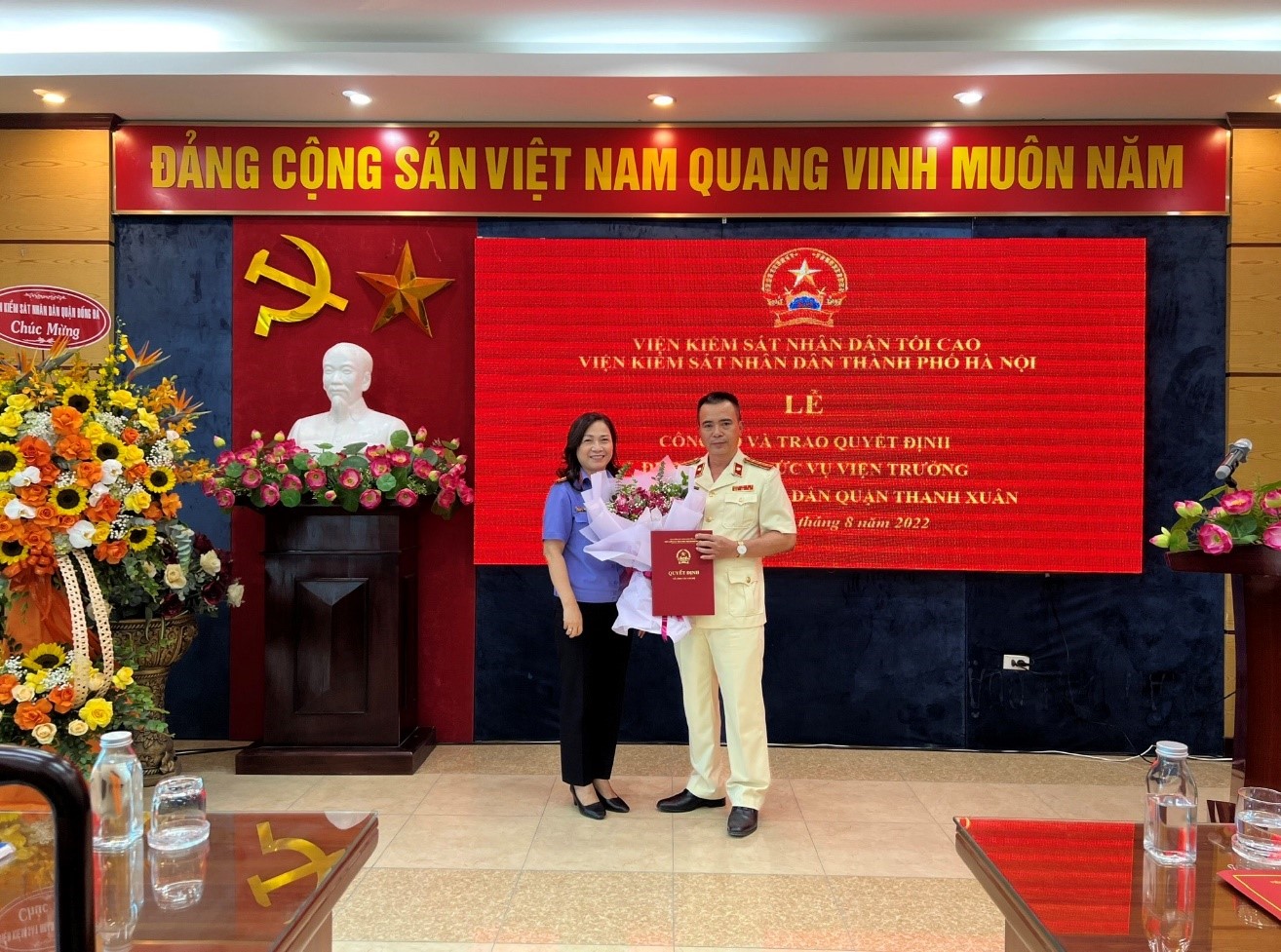 Lễ công bố và trao Quyết định điều động, bổ nhiệm chức vụ Viện trưởng Viện KSND các đơn vị Thanh ...